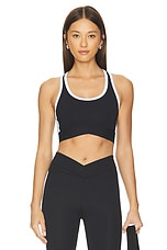 YEAR OF OURS Sport Track Bra in Black & White | REVOLVE