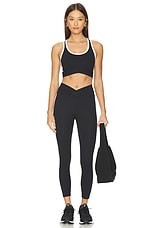 YEAR OF OURS Sport Track Bra in Black & White | REVOLVE