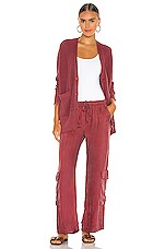 Young, Fabulous & Broke Indie Cardigan in Burnt Brick | REVOLVE