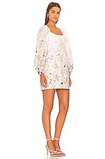 Zimmermann Dancer Paneled Mini Dress in Ivory Garden Floral | REVOLVE