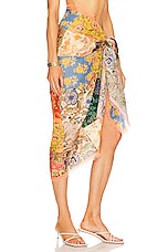 Zimmermann Printed Pareo in Patch Floral | REVOLVE