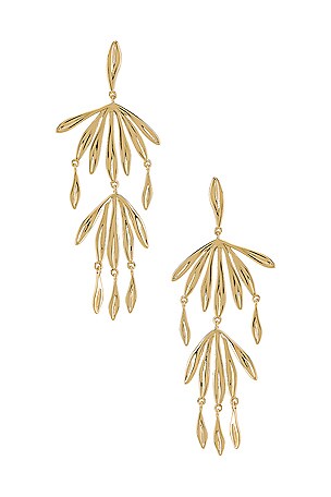 gorjana Petal Drop Earring in Gold REVOLVE