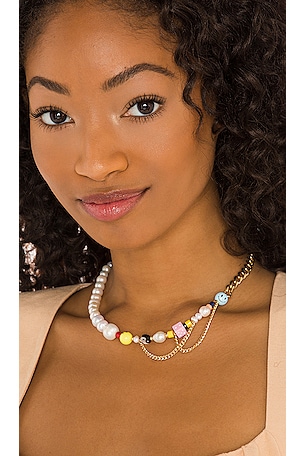 joolz by Martha Calvo Happy Go Lucky Necklace in Gold REVOLVE