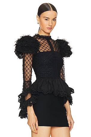 Sheer Black Blouse: Transparent, See-Through Tops For Women | REVOLVE