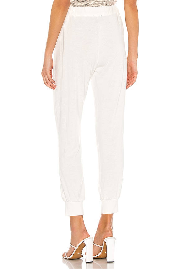 1. STATE Drawstring Cozy Knit Jogger in Soft Ecru | REVOLVE