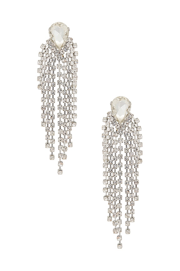 8 Other Reasons Over And Out Earrings in Silver | REVOLVE