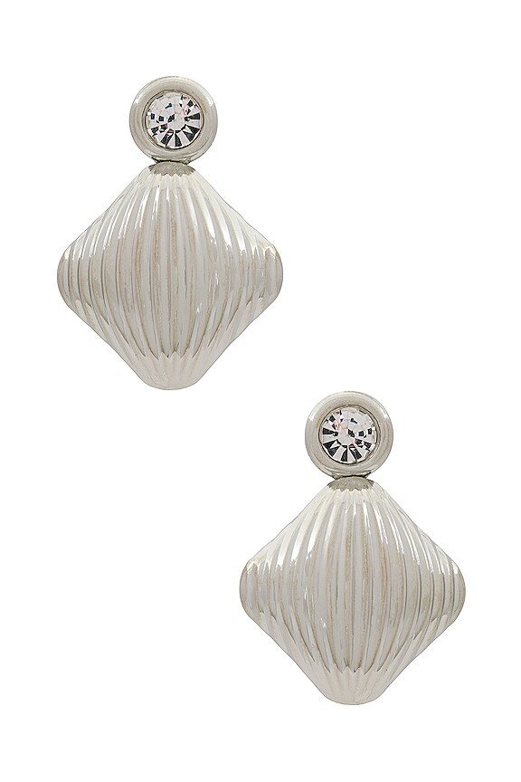 8 Other Reasons Square Drop Earring in Silver | REVOLVE