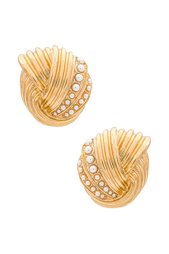 8 Other Reasons Knotted Stud Earring in Gold | REVOLVE