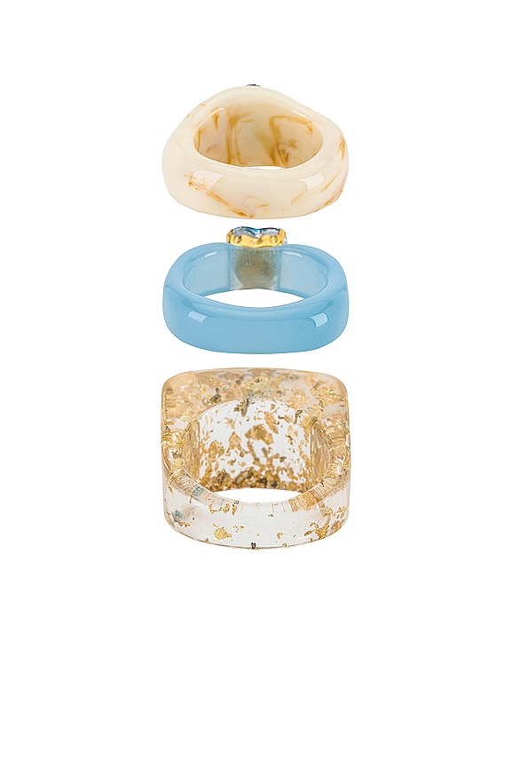 8 Other Reasons Acrylic Ring Set in Multi | REVOLVE