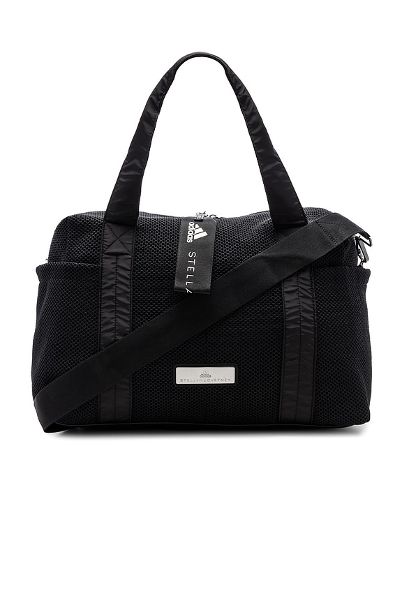 adidas by Stella McCartney Shipshape Bag in Black & Gunmetal | REVOLVE