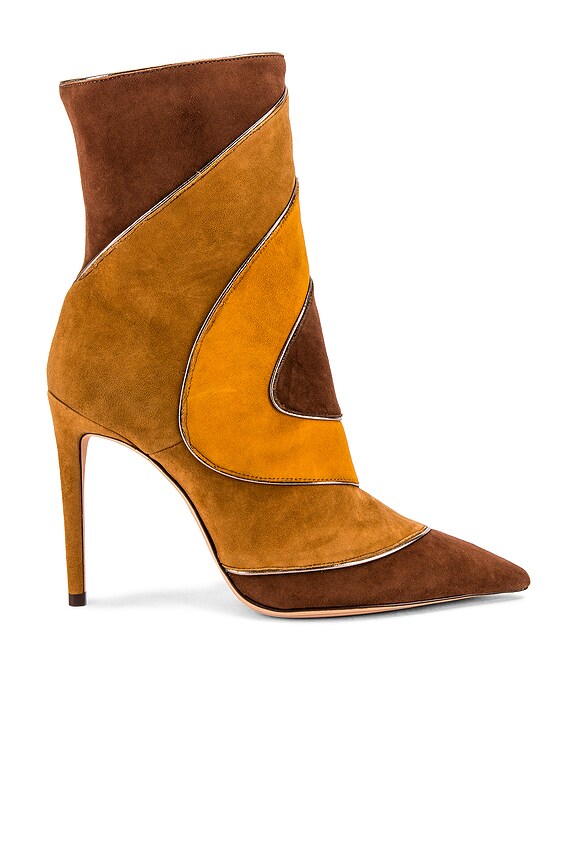 Alexandre Birman Evil Eye Boot in Caramel, Walnut, Ruggine & Luna | REVOLVE