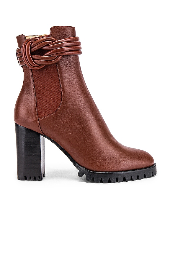 Alexandre Birman Vicky Waterproof Combat Boot in Rum | REVOLVE