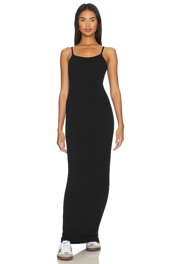AFRM X Revolve Essential Ashlyn Maxi Dress in Noir | REVOLVE