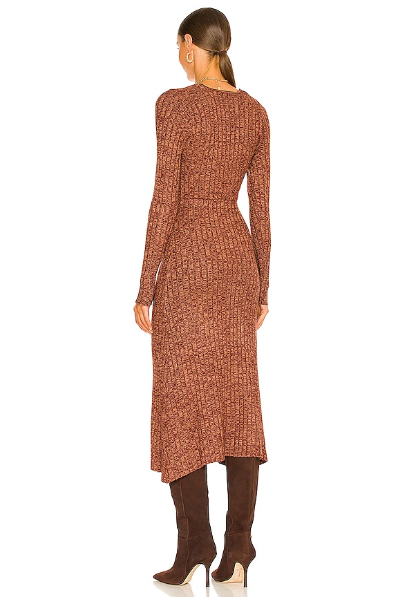 AFRM Skye Dress in Marled Port Royale | REVOLVE