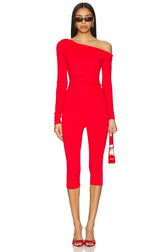 AFRM Bria Top in Risky Red | REVOLVE