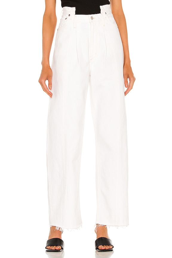 AGOLDE Pieced Angled Jean in Sugar | REVOLVE