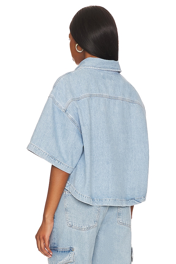 AGOLDE Rona Box Shirt in Tomorrow | REVOLVE
