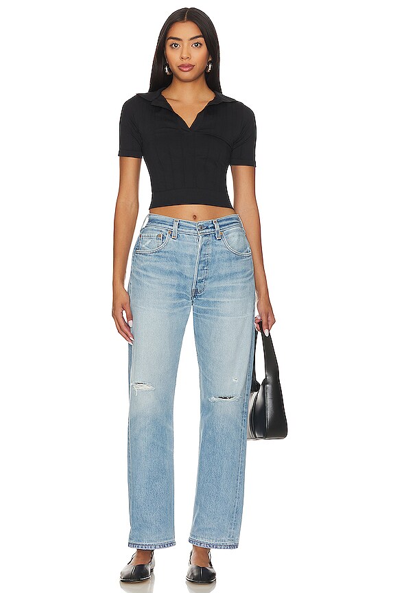 aligrace Carolina Baggy Customs in Light Medium | REVOLVE