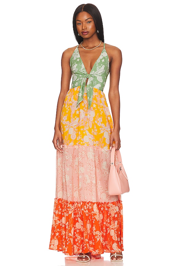 Agua Bendita Fairy Maxi Dress in Vita Multicolor | REVOLVE