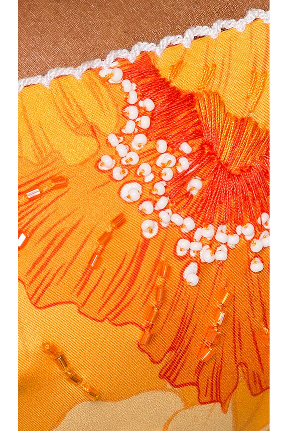 Agua Bendita X REVOLVE Romy Bikini Top in White Funky Blooms | REVOLVE