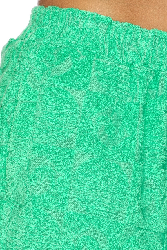 Araminta James Cruise Dolphin Terry Short in Tropical Green | REVOLVE