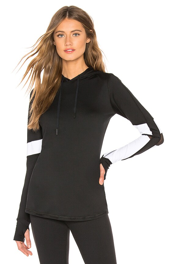 ALALA Rally Hoodie in Black & White | REVOLVE