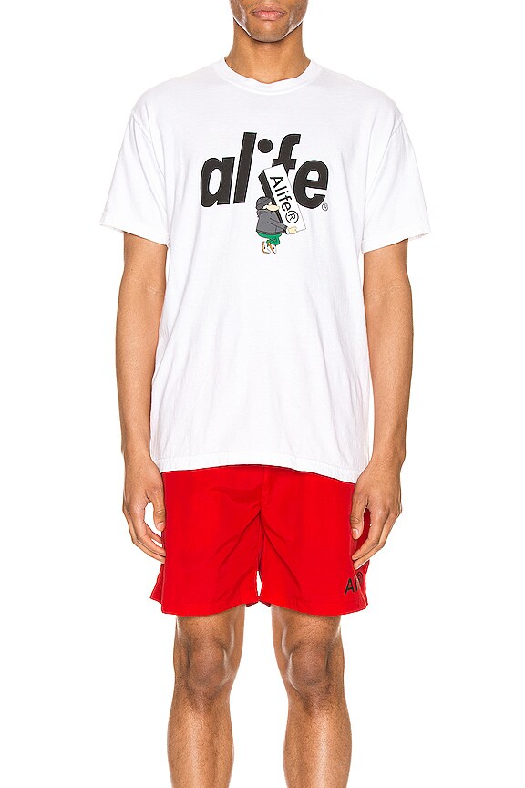 ALIFE Boostin' Tee in White & Black | REVOLVE