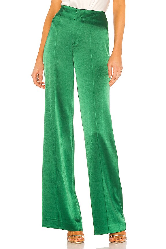 Alice + Olivia PANTALON DYLAN en Basil | REVOLVE
