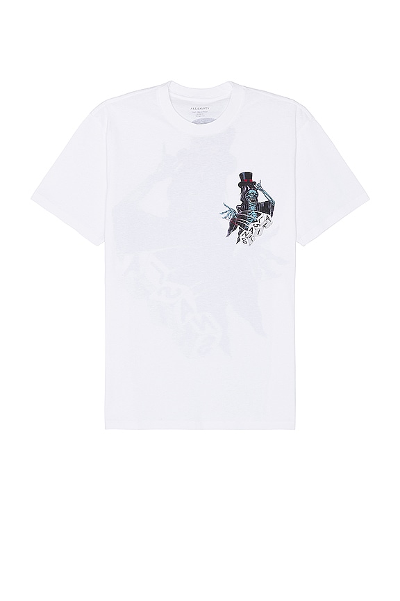 ALLSAINTS Gambler SS Crew in Optic White | REVOLVE