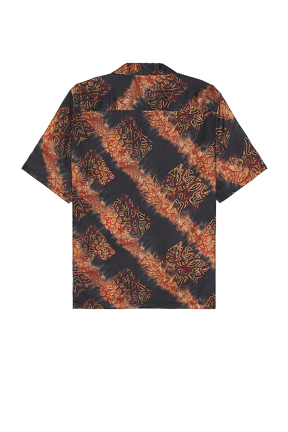 ALLSAINTS Zipo Short Sleeve Shirt in Jet Black | REVOLVE
