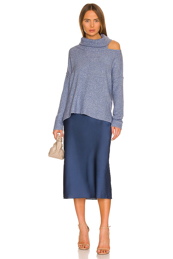 ALLSAINTS Nada Dress in Denim Blue Melange | REVOLVE