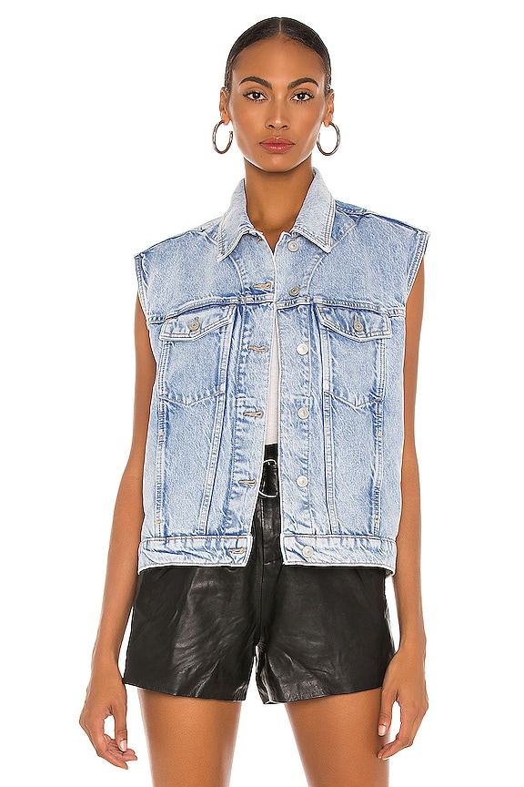 ALLSAINTS Alva Vest in Indigo Blue | REVOLVE