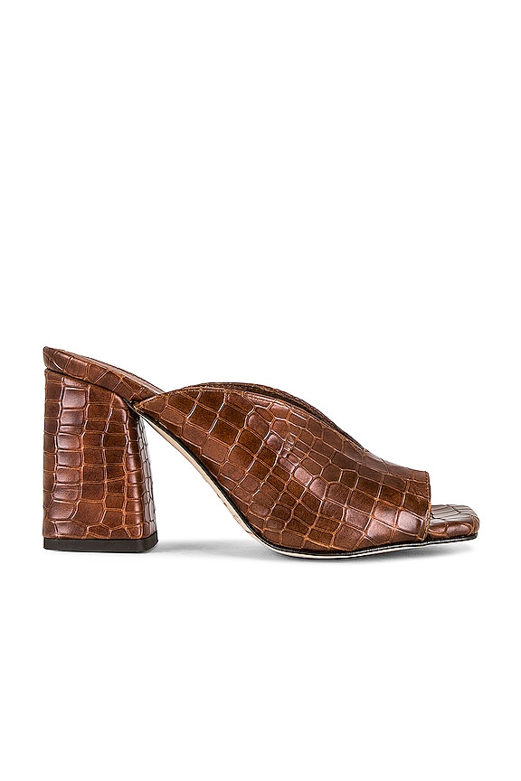 ALOHAS Frenchie Mule in Brown Croco | REVOLVE
