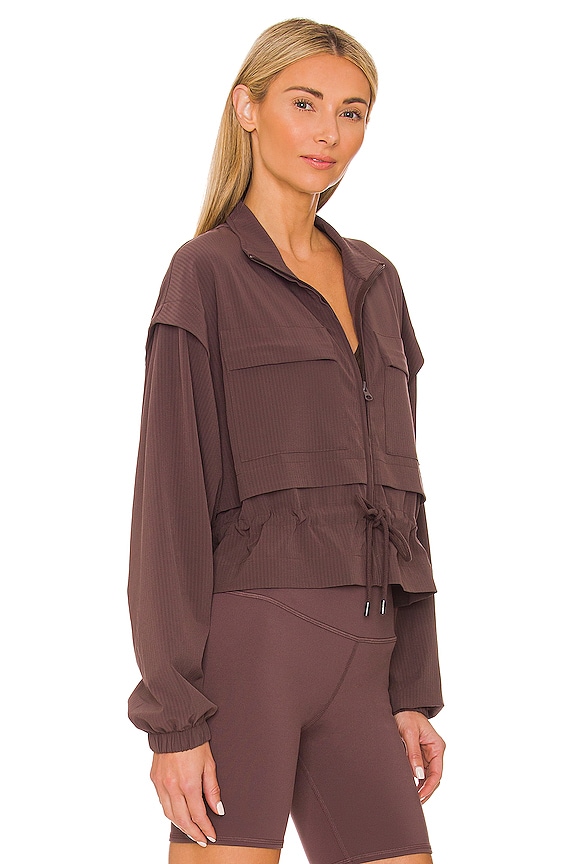 alo Ready Set Jacket in Raisin | REVOLVE