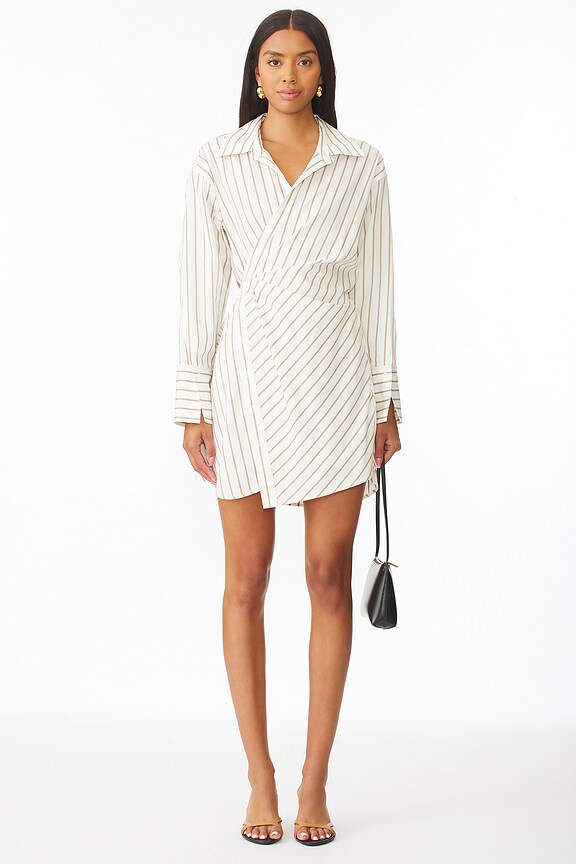 A.L.C. Madison II Dress in Bone & Lark | REVOLVE