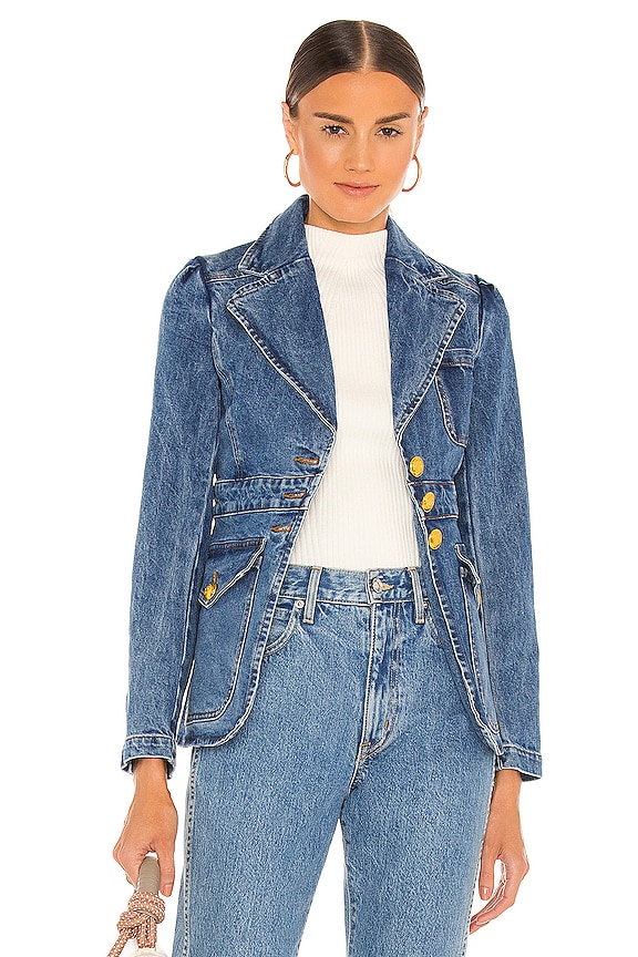 A.L.C. Amelia Jacket in Medium Wash | REVOLVE