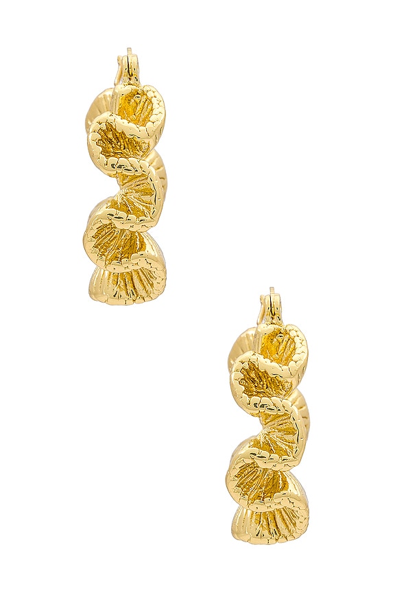 Amber Sceats x REVOLVE Wave Hoops in Gold | REVOLVE