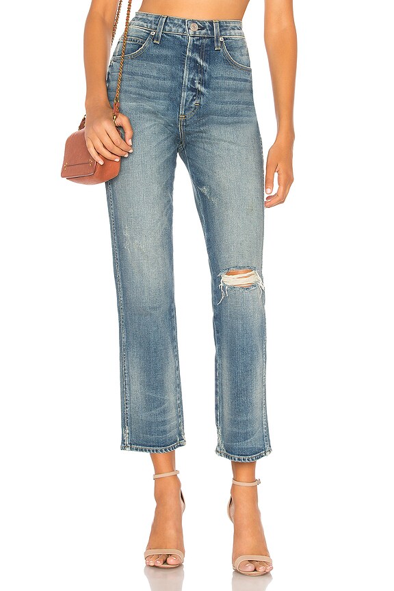 AMO Denim Chloe Crop in Girl Crush | REVOLVE