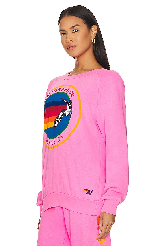 Aviator Nation Pink Sweatshirt
