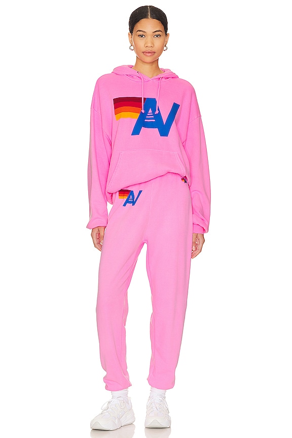 Pink Aviator Nation Sweatpants