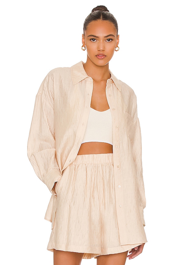 ANINE BING Tio Top in Champagne | REVOLVE