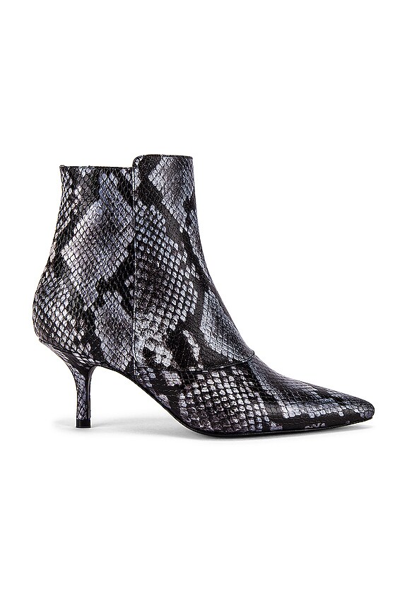 ANINE BING Ava Bootie in Cloudy Blue Python | REVOLVE