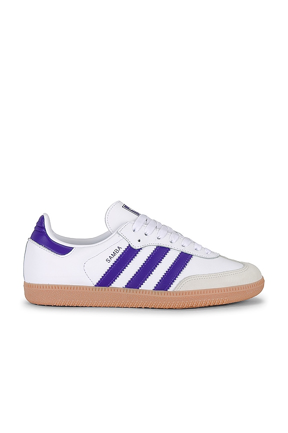 adidas Originals Samba in White & Energy Ink | REVOLVE