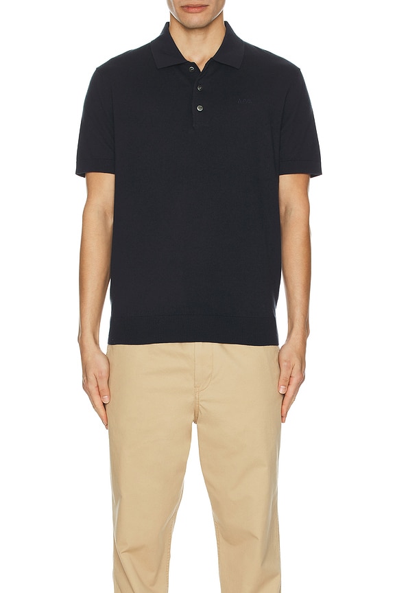 A.P.C. Polo Gregory in Navy | REVOLVE