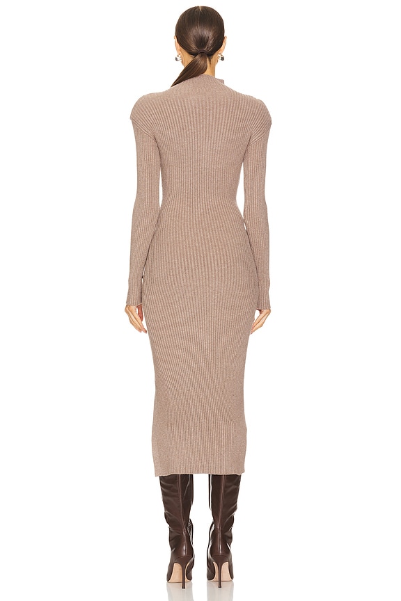ASTR the Label Soryn Sweater Dress in Taupe | REVOLVE