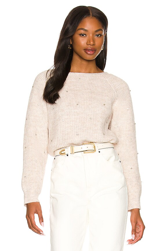 ASTR the Label Serena Sweater in Oatmeal | REVOLVE