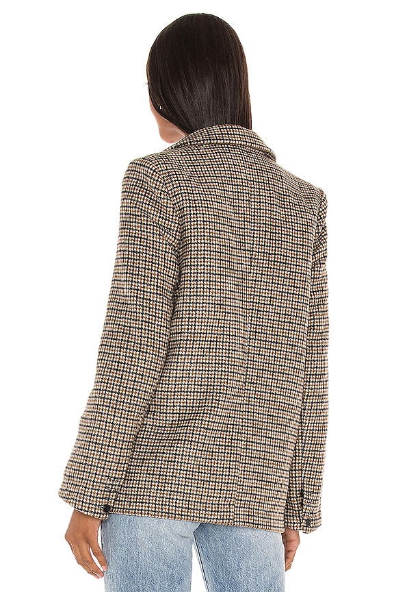 ASTR the Label Harlow Blazer in Hazelnut Plaid | REVOLVE
