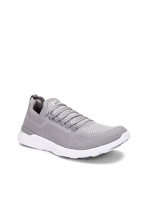 APL: Athletic Propulsion Labs Techloom Breeze Sneaker in Cement & White ...