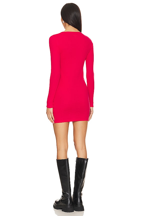 Alexander Wang Crewneck Dress in Barberry | REVOLVE
