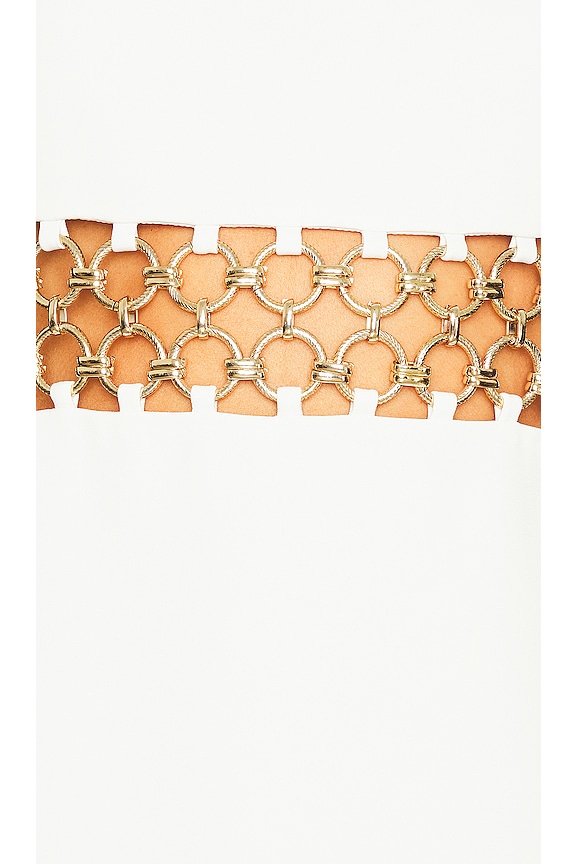 Alexis Gaudy Dress in Ivory | REVOLVE